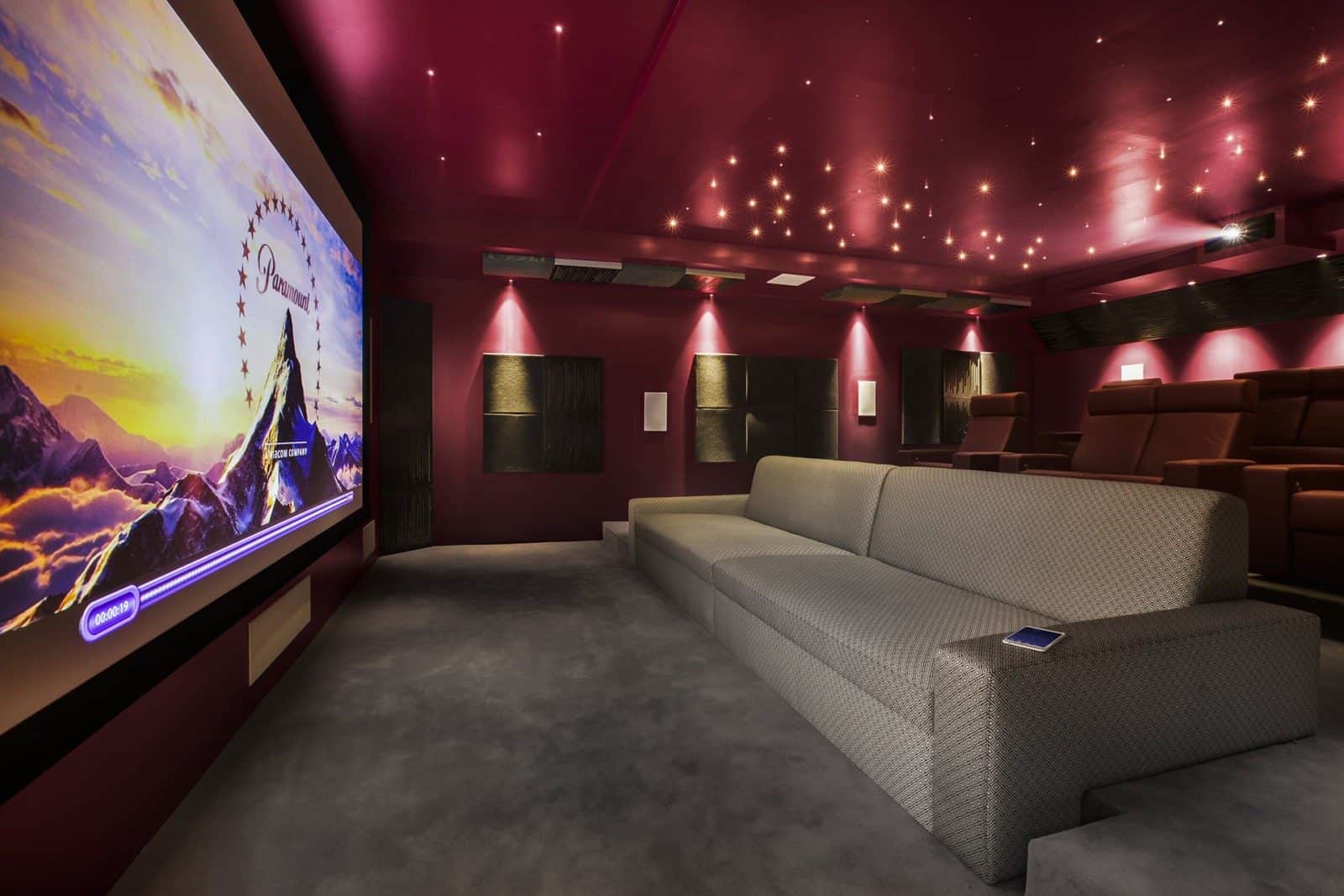 DOLBY ATMOS Home cinema Indoor movie theater - Scena
